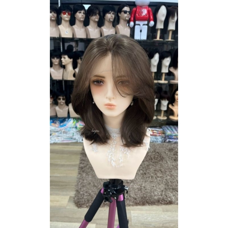 วิกทอมือ มีวอลุ่มหน้าม้าซีทรู | Shopee Thailand