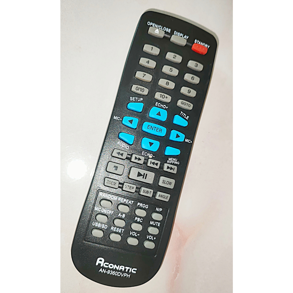 รีโมท Remote อโคเนติก เครื่องเล่นดีวีดี DVD Aconatic รุ่น AN-9360DVDPH ...