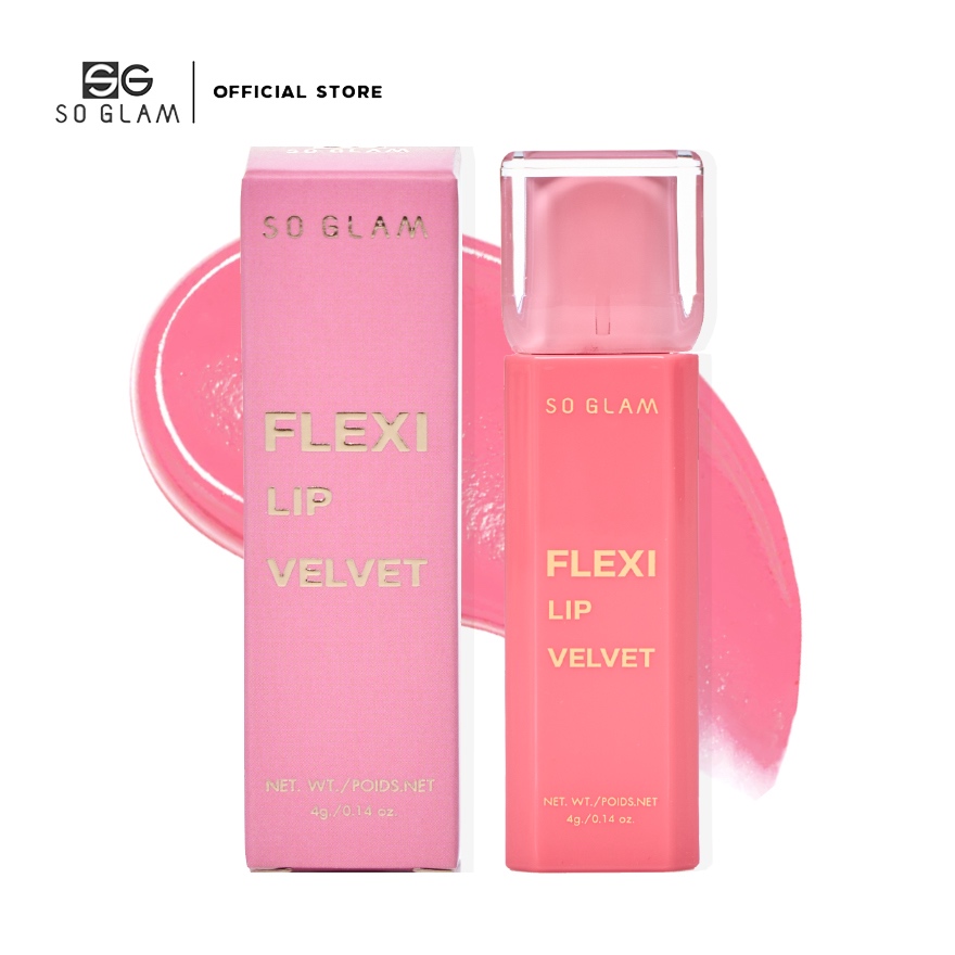 SO GLAM FLEXI LIP VELVET 101 COOL FLUSHED โซ แกลม เฟล็กซี่ ลิป เวลเวท 101 | Shopee Thailand