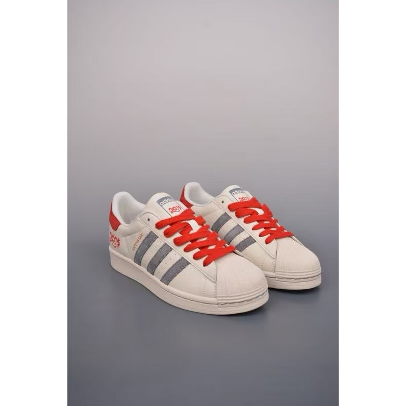 Adidas Originals Superstar รองเท้าไวท์บอร์ดขนาดเล็กคลาสสิค Shellhead ...