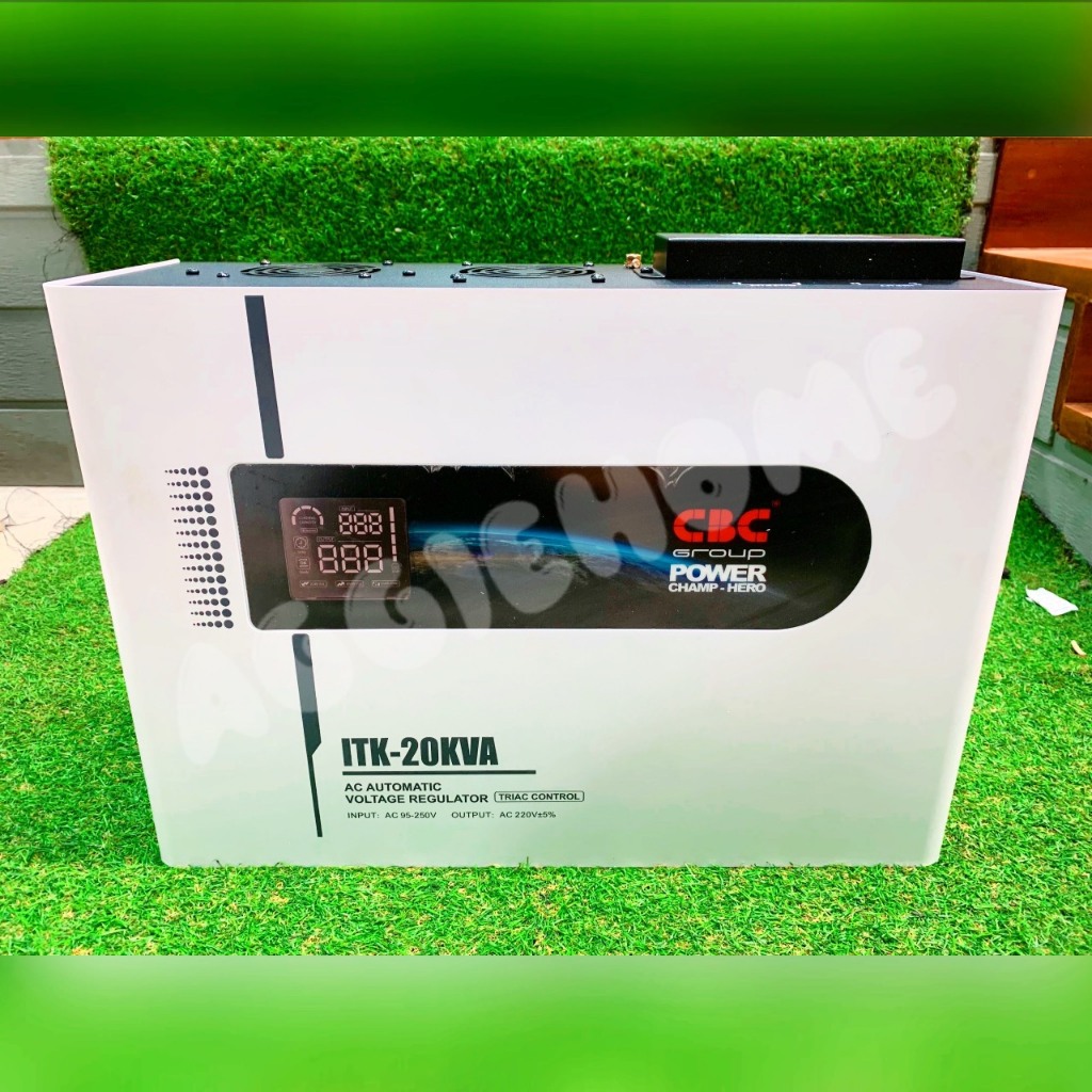 CBC เครื่องปรับแรงดัน AUTOMATIC รุ่น MST-20KVA (สีขาว) แรงดัน 95 - 250V. หน้าจอ LED ปรับแรงดัน ...
