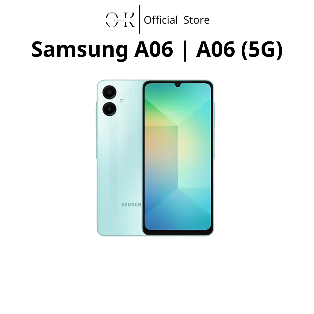 Samsung Galaxy A06 | A06 5G (4/64GB) (4/128GB) (6/128GB) เครื่องศูนย์ประกัน1ปี | Shopee Thailand