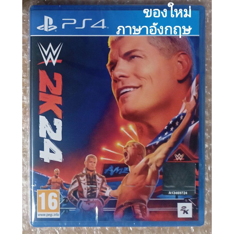 มือ1 WWE 2K24 ภาษาอังกฤษ PS4 EN PLAYSTATION 4 กีฬา มวยปล้ำ W2K24 W 2K ...