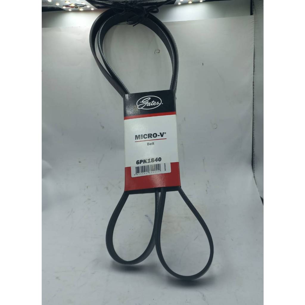 สายพาน GATES สายพานหน้าเครื่อง 6PK1840 MAZDA 2 (DE) ZY-VE 1.5L ปี 2009 ...