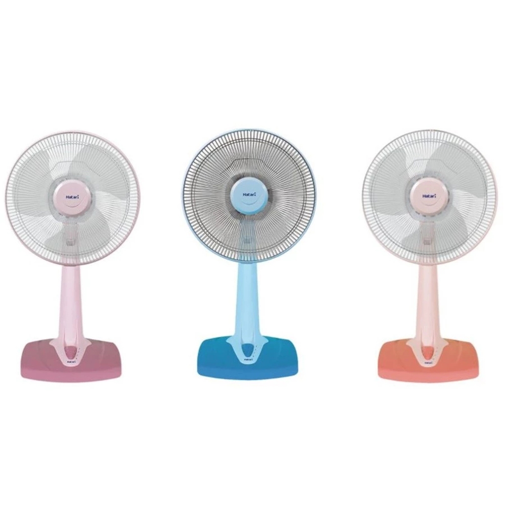 พัดลมตั้งโต๊ะ HATARI 12 นิ้ว รุ่น T12M1 ปรับส่ายซ้าย-ขวา 3 ใบพัด กำลัง ...