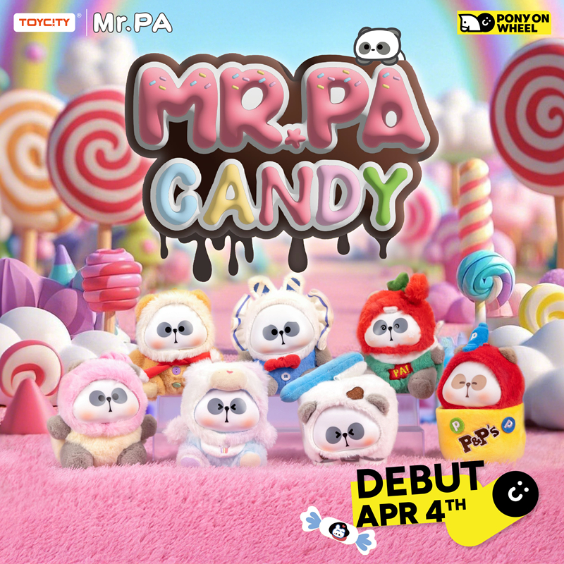 PONY ON WHEEL - MR.PA CANDY SERIES - กล่องจุ่ม - Whole set (6PCS) | Shopee Thailand