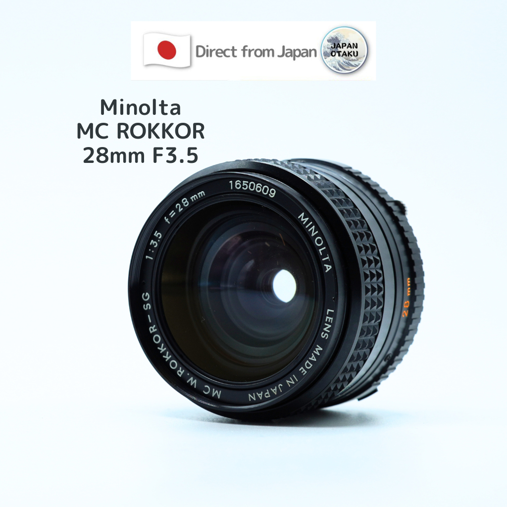 [ใช้ในญี่ปุ่น] "เลนส์วินเทจ" MC W.ROKKOR-SG 28mm f/3.5 Minolta วางจำหน่ายในญี่ปุ่น | Shopee Thailand