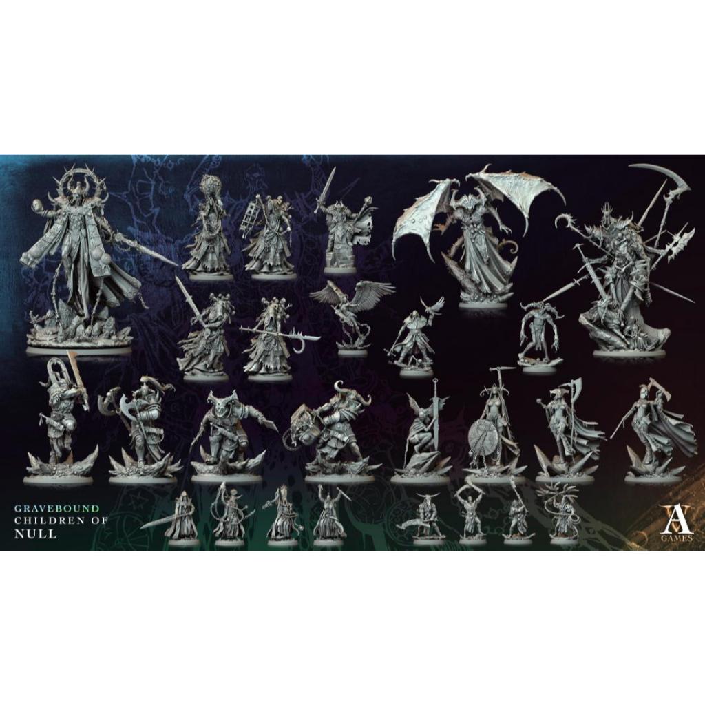 Gravebound - Children of Null - โมเดลสำหรับ DnD miniature,[Made to ...