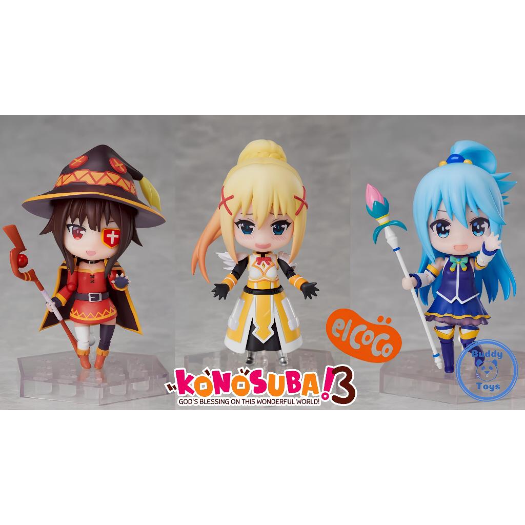 [ Figure แท้ ] KonoSuba 3 DFORM+ Action Figure - Aqua / Darkness ...