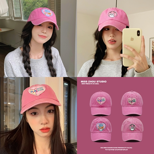 Cap_Stry ลายแมว Hat หมวกแก็ป Hiphop ใส่สงกรานต์ ใส่กันแดด มีหลายสี หลาย ...