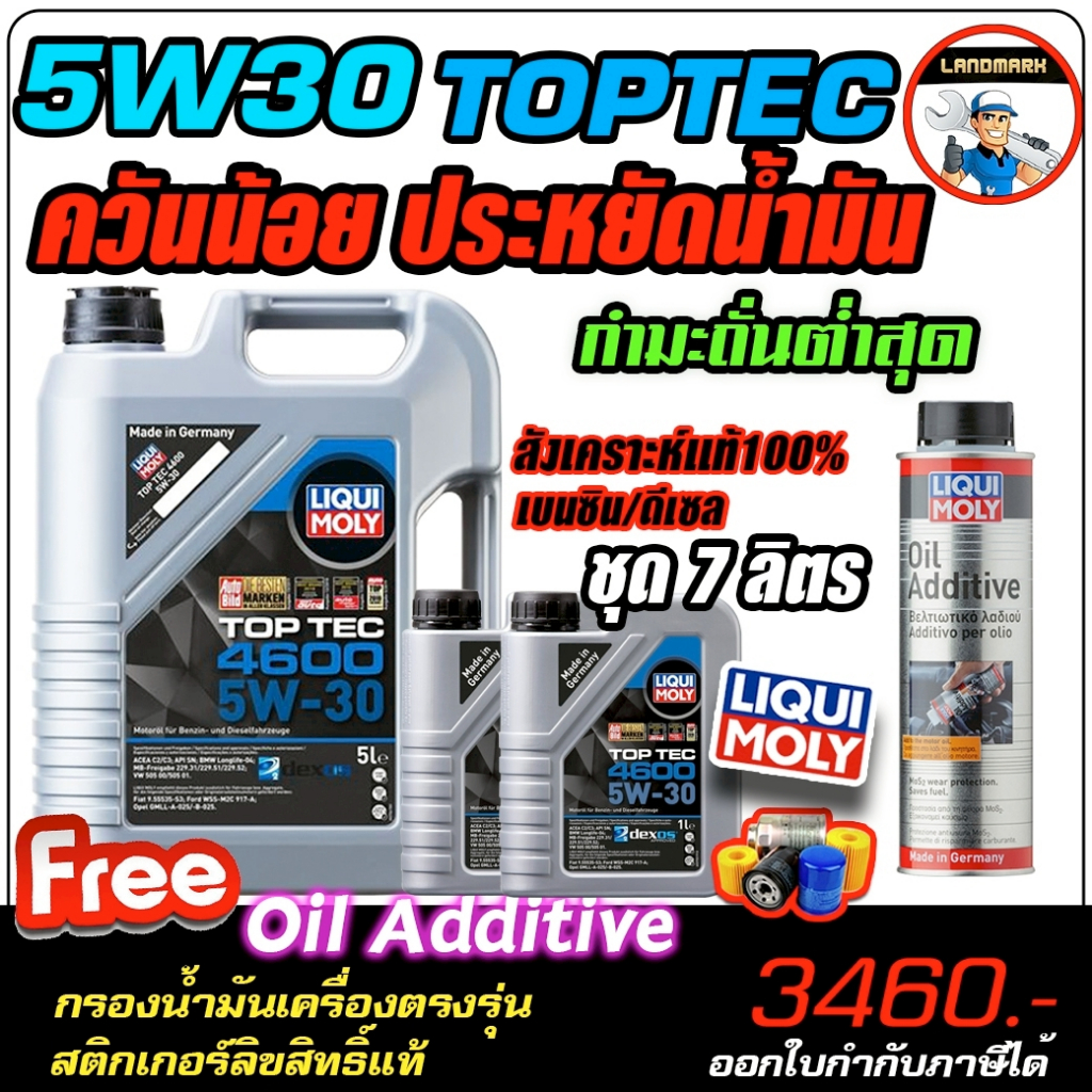 🔥แถมoil additive+กรอง🔥 น้ำมันเครื่องดีเซล LIQUI MOLY (ลิควิโมลี่) รุ่น ...