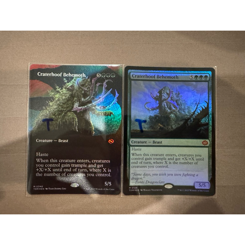 MTG Tarkir: Dragonstorm: Craterhoof Behemoth | Shopee Thailand