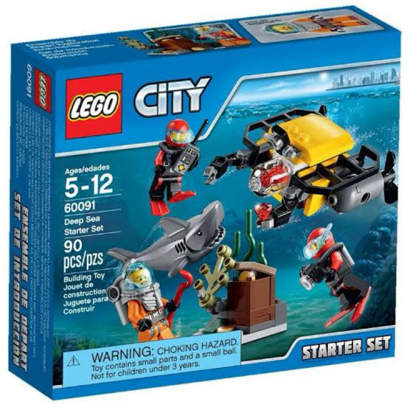 LEGO City 60091 Deep Sea Starter Set ของแท้ 100% มือหนึ่งกล่องสวยพร้อม ...
