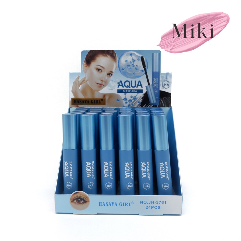 {24แท่ง} HASAYA GIRL Aqua Hyaluronic Mascara มาสคาร่าปัดขนตา เพิ่มความงอน ให้ขนตาดูเงางาม no ...