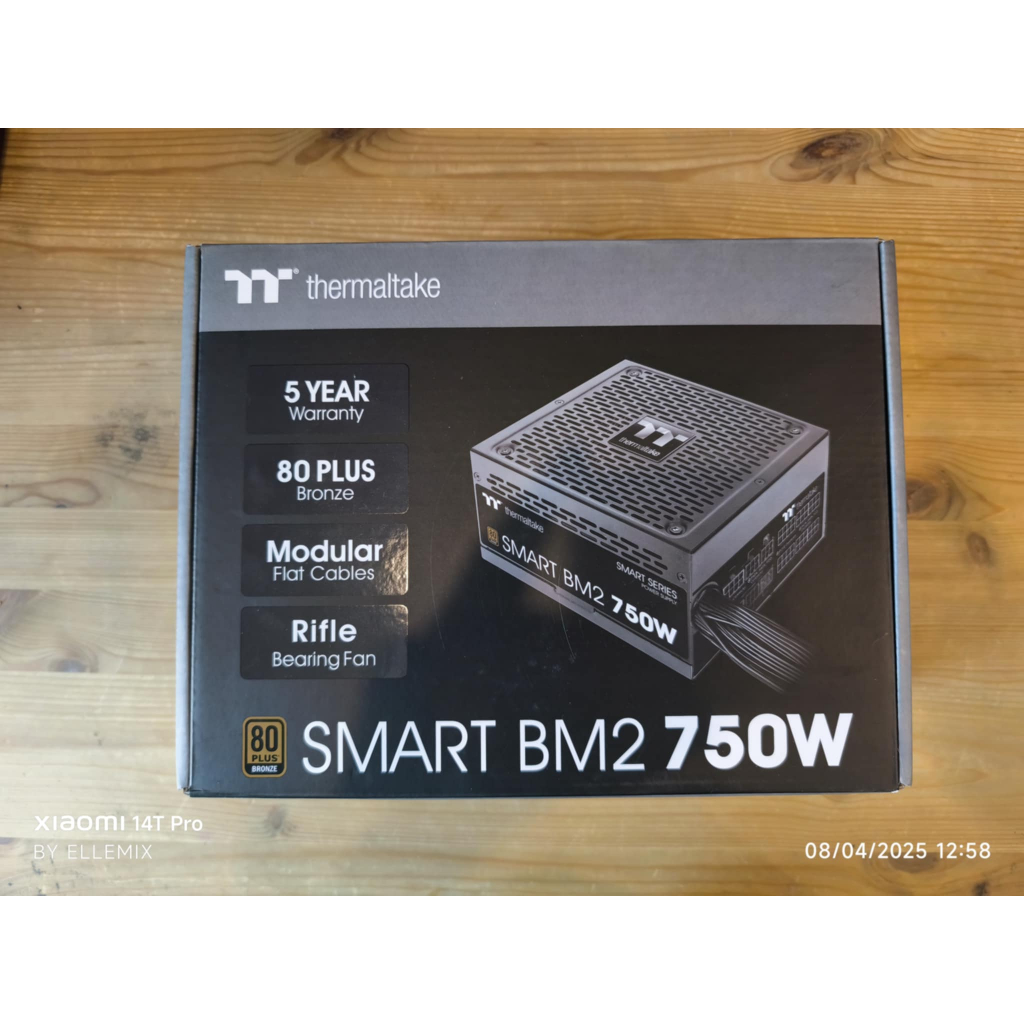 POWER SUPPLY THERMALTAKE SMART BM2 750W - 750W 80 PLUS BRONZE (BLACK) (ATX) เพาเวอร์มือสอง ...