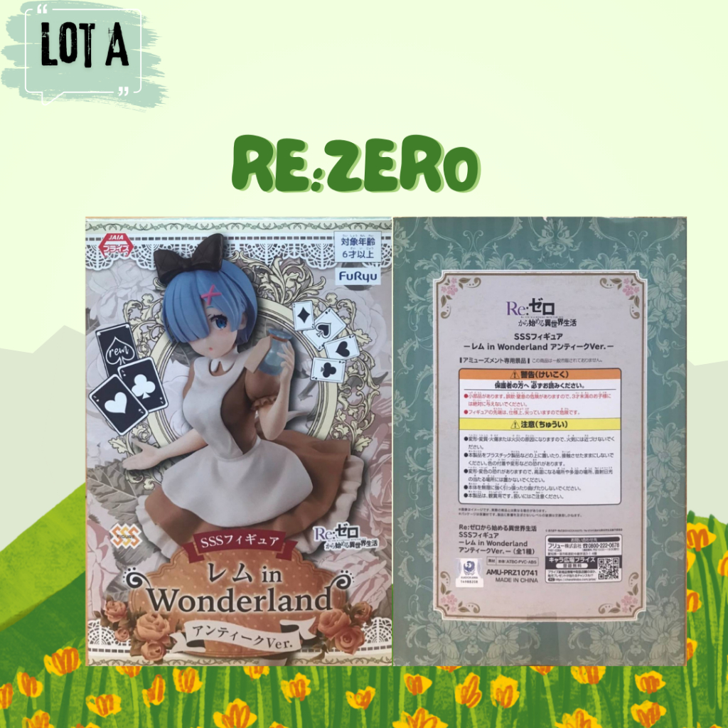 (มือสอง) Re:Zero Alice in Wonderland Rem Figure | Shopee Thailand