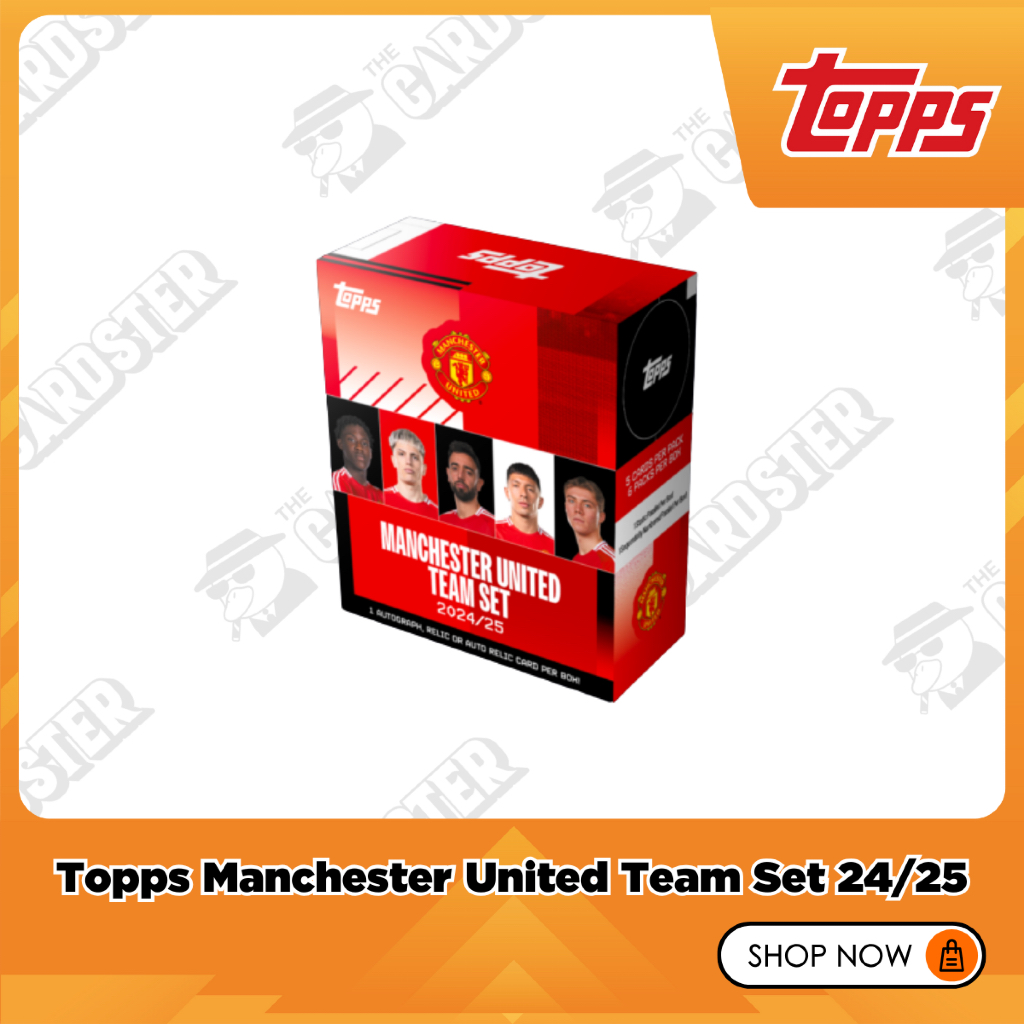[พร้อมส่ง] Topps Manchester United Team Set 2024/25 สาวกปีศาจแดง ห้าม ...