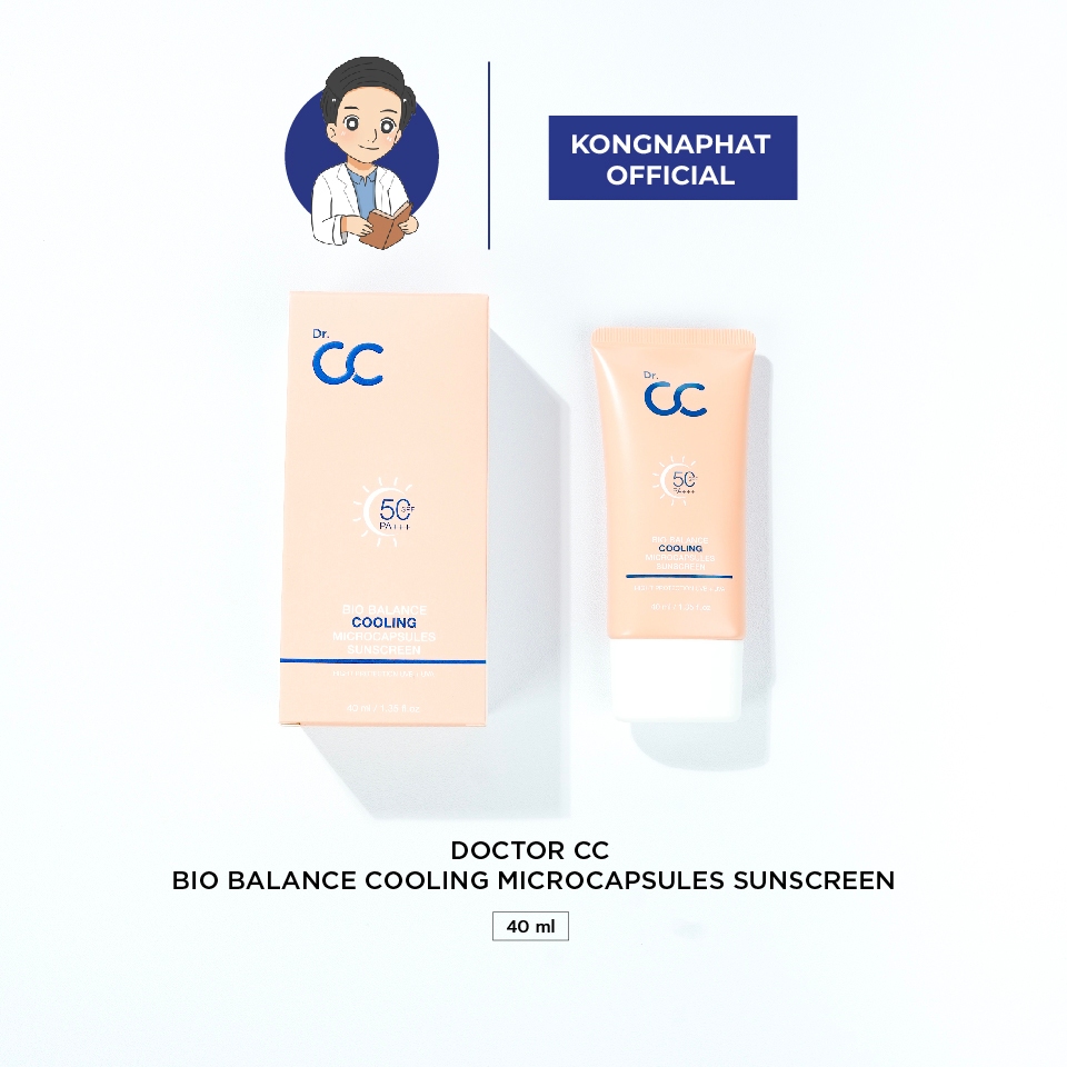 Dr.CC bio balance cooling microcapsules sunscreen 40ml - ครีมกันแดด ...
