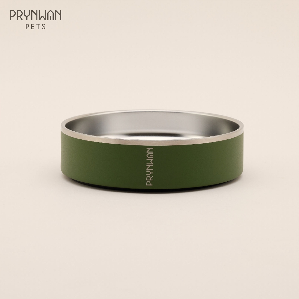 PRYNWAN Pets - Double Wall Stainless Steel Bowl ชามอาหารสัตว์เลี้ยง สี ...