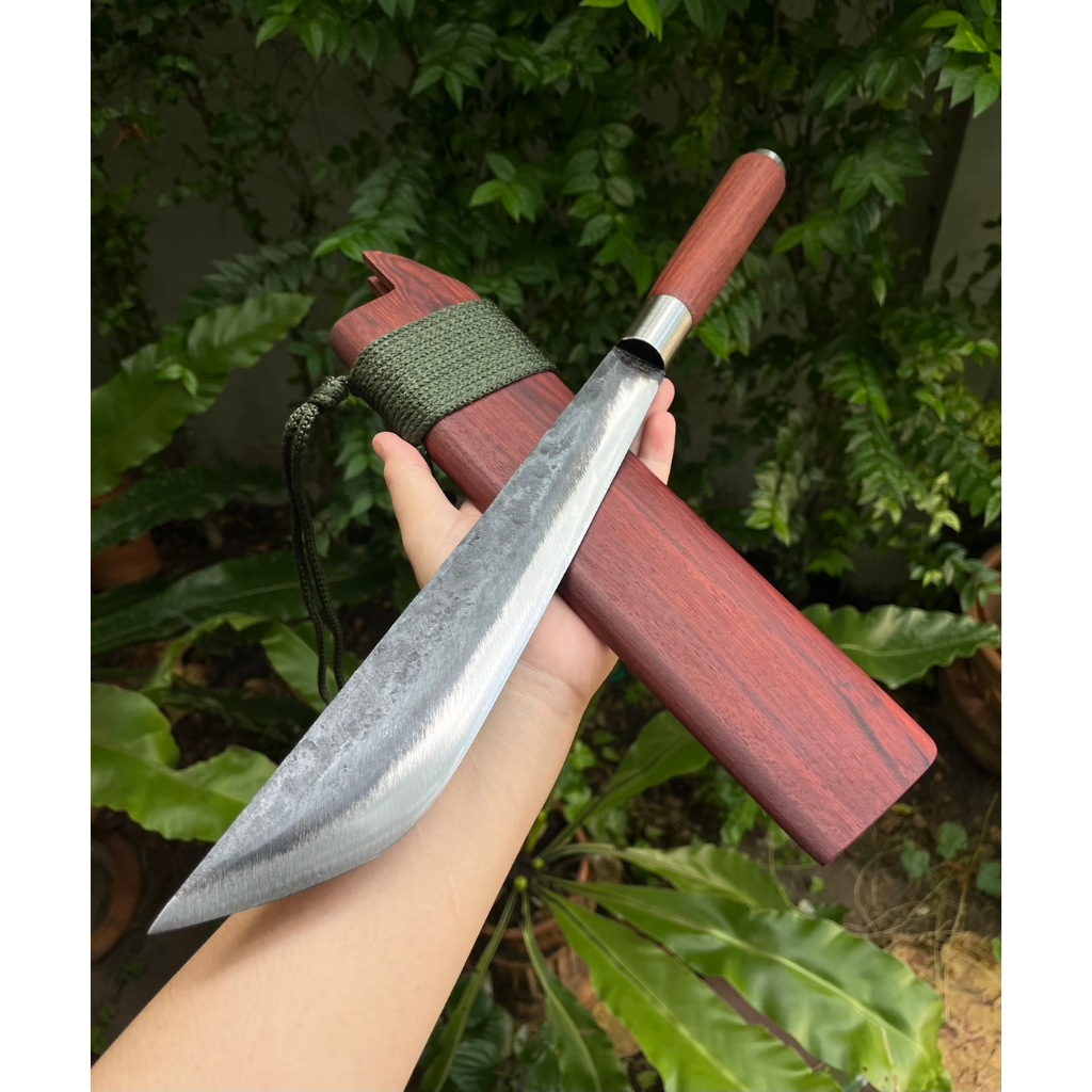 มีดเหน็บ E-nep เหน็บม้ง Machete มีดลาบ Camp มีดเดินป่า ใบ 11.2’’ ตีร้อนชุบแข็ง ผิวไฟ คอ-ท้ายเลส ...