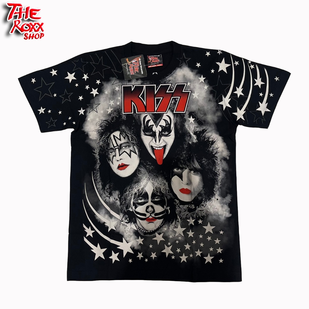 เสื้อวง Kiss OVP สกรีนดิสชาร์ด MSD - 29 วงดนตรี ลายเต็มตัว ไม่ร้อน รีบ ...