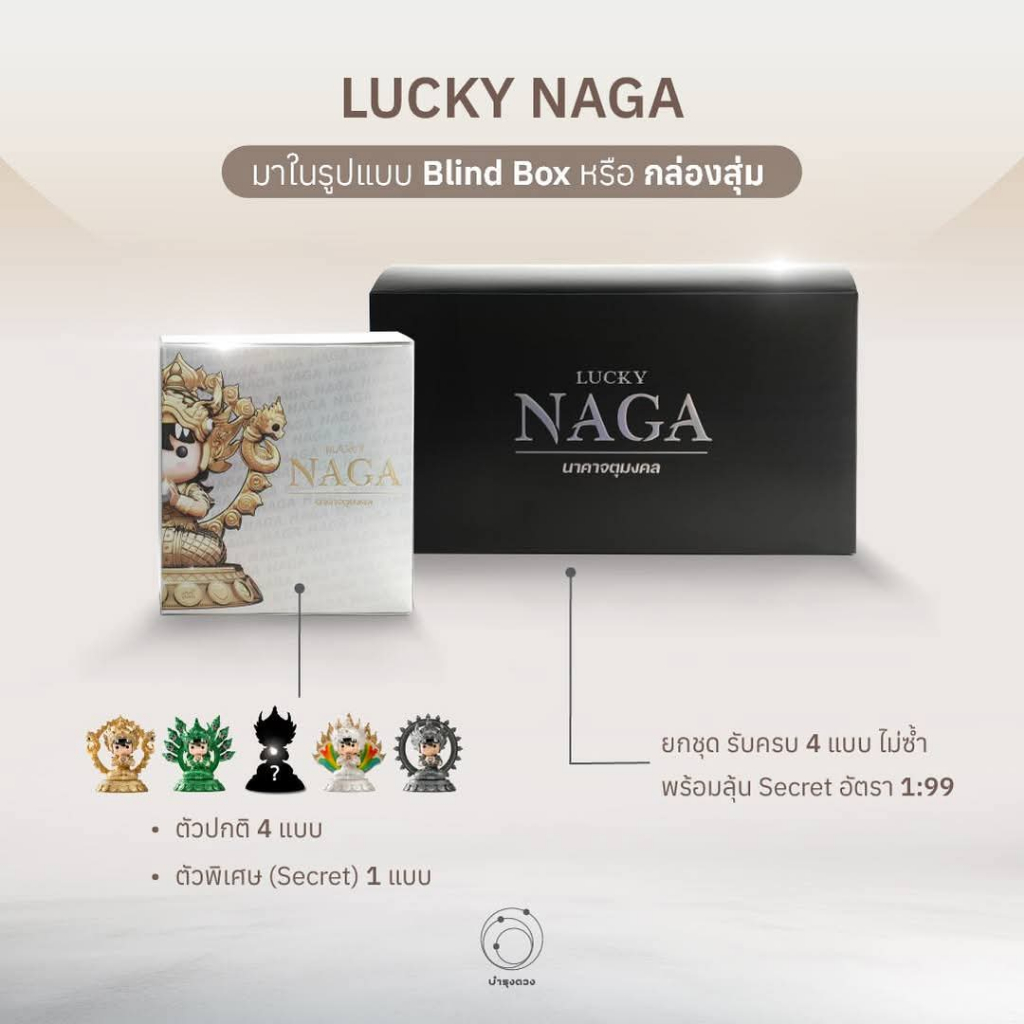 [ของใหม่พร้อมส่ง] อาร์ตทอย ชุด LUCKY NAGA (กล่องสุ่ม) | Shopee Thailand