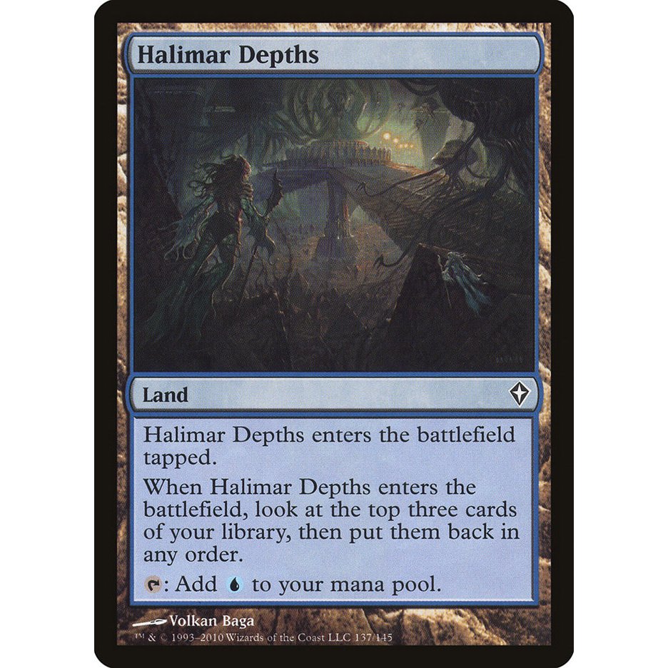 Halimar Depths WWK Worldwake การ์ด Magic the Gathering [MTG] ของแท้ ...