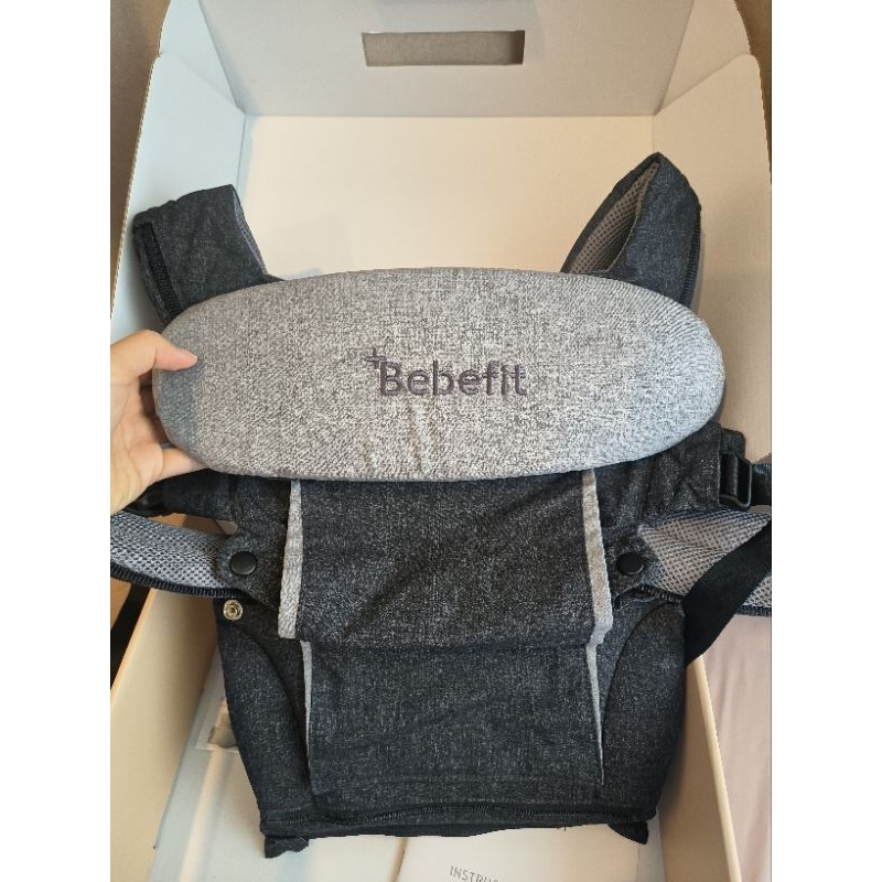 Bebefit signature 7 เป้อุ้ม & hip seat สี dark grey มือสอง | Shopee Thailand