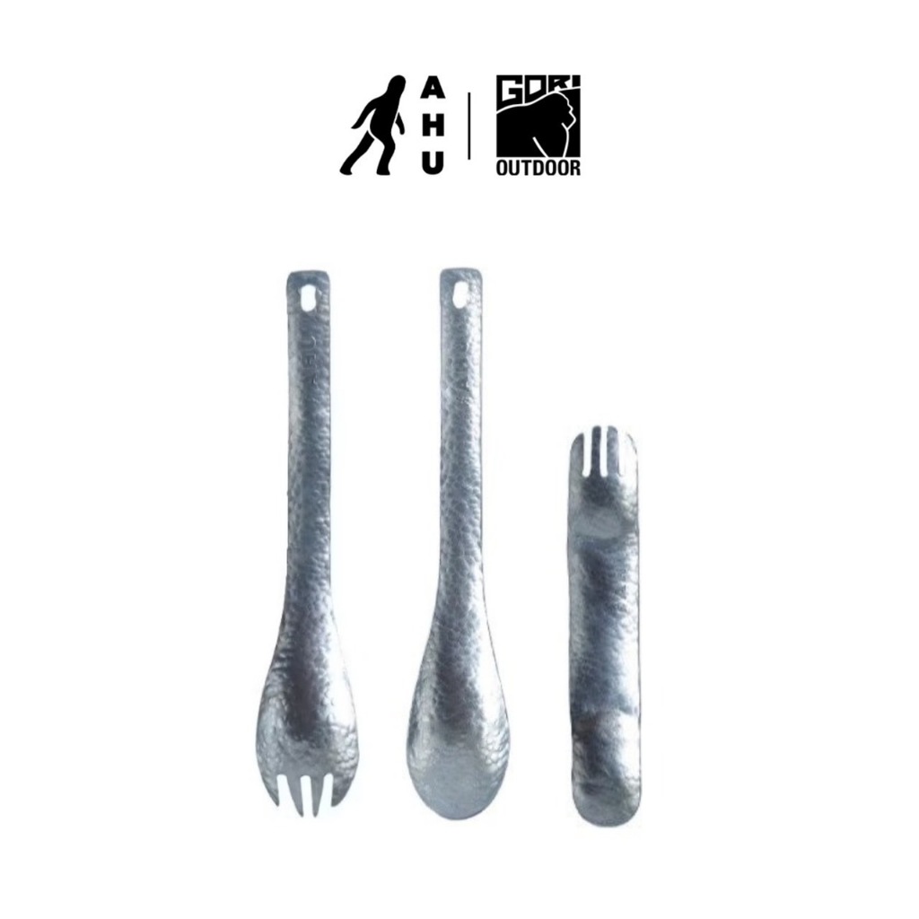 [ New Arrival ] AHU Titanium Spork / Spoon ช้อนไทเทเนียม | Shopee Thailand