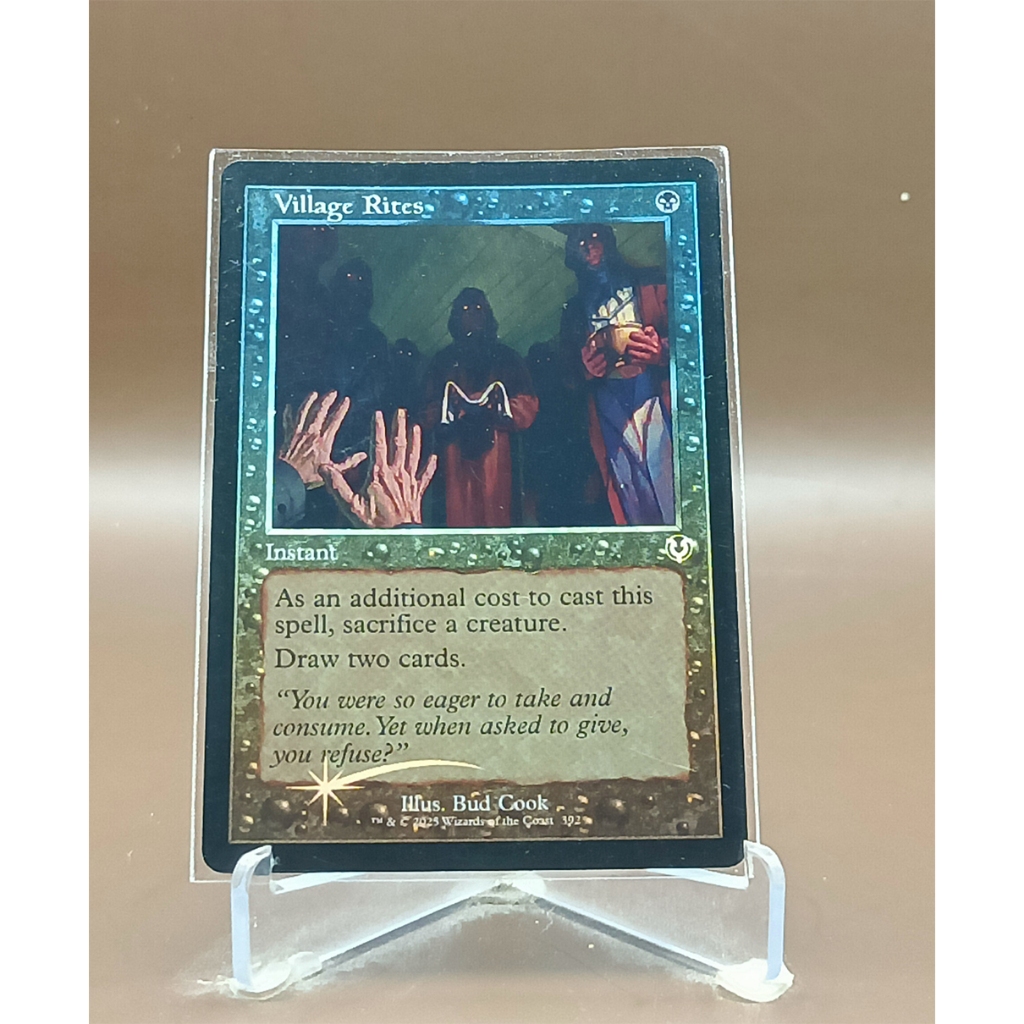 การ์ด Magic The Gathering (MTG) Village Rites Retro FOIL | Shopee Thailand