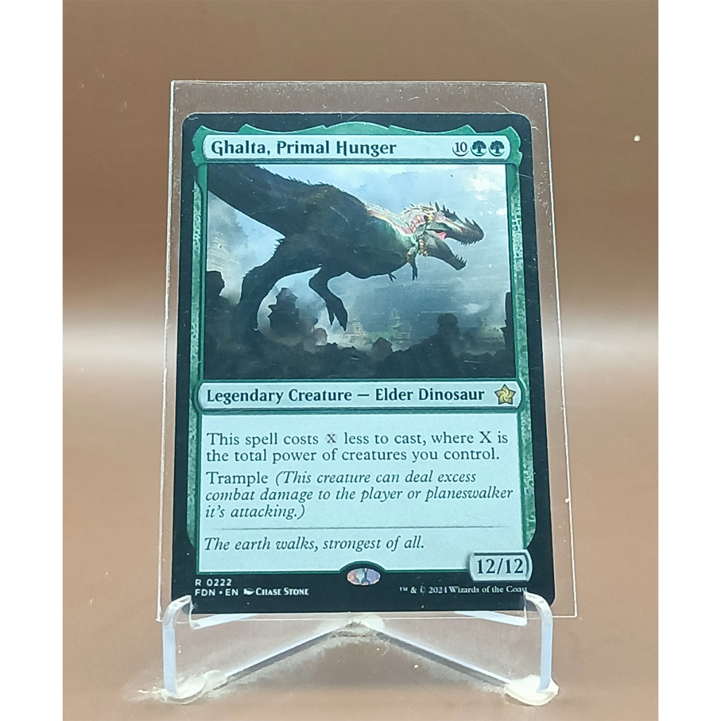 การ์ด Magic The Gathering (MTG) Ghalta, Primal Hunger Non-Foil R ...