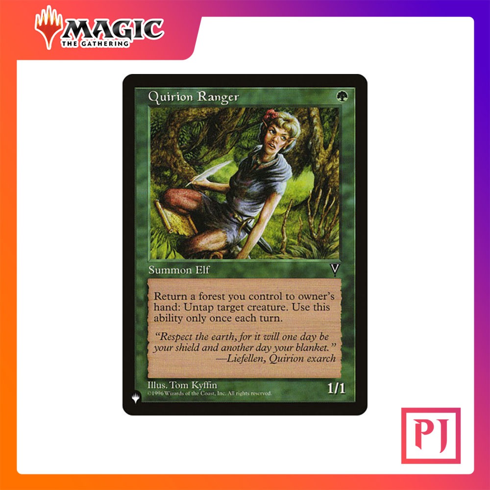 [MTG] Quirion Ranger [MB1] [GREEN] [COMMON] [NORMAL] [ENG] (การ์ดเมจิค ...