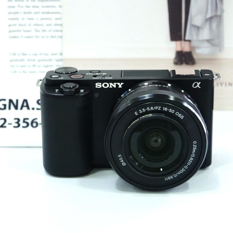 SONY ZVE10 + KIT 16-50MM ( พร้อมกริปจับ ) | Shopee Thailand