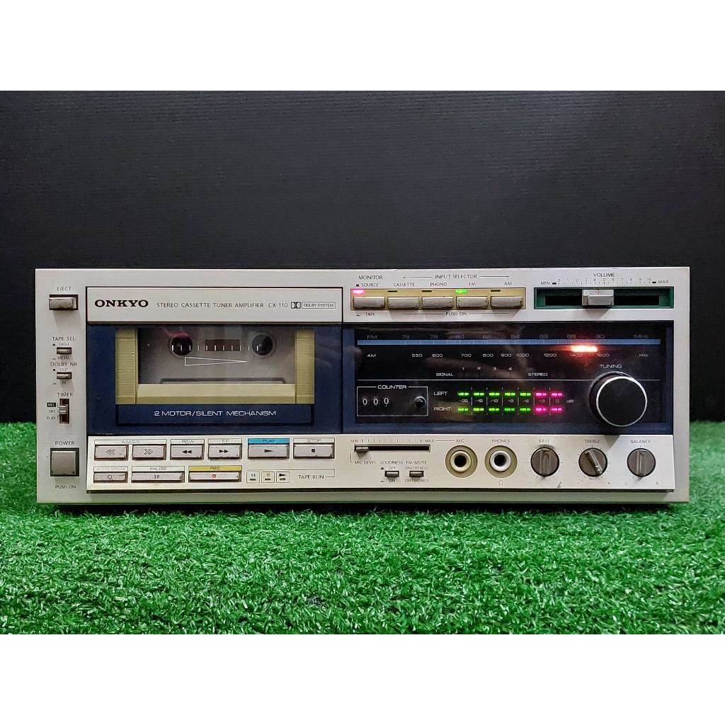 แอมป์ Onkyo รุ่น CX-110 made in Japanมือ2ใช้ไฟ100(ต้องผ่านหม้อแปลง) ส/ก/ย/13/33//36/ cm. หนัก 6 ...