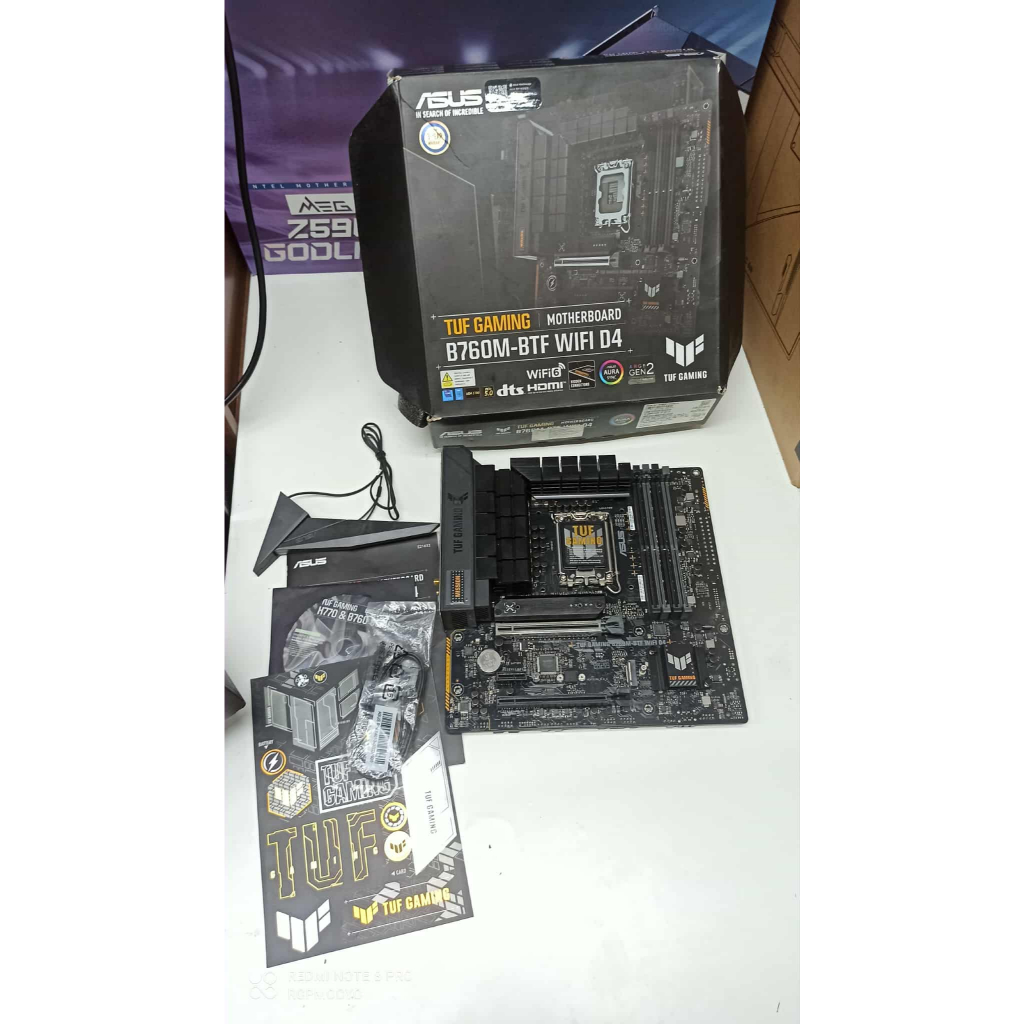 MAINBOARD (ASUS TUF GAMING B760M-BTF WIFI D4 (DDR4) อุปกรณ์ครบกล่อง ...