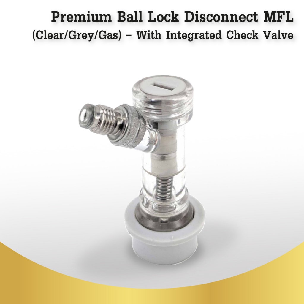 Premium Ball Lock Disconnect MFL (Clear/Grey/Gas) – With Integrated ...