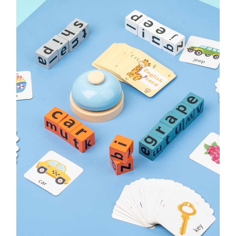 English word spelling game ของเล่นเสริมการเรียนรู้ ฝึกสะกดคำ คำศัพท์ ...