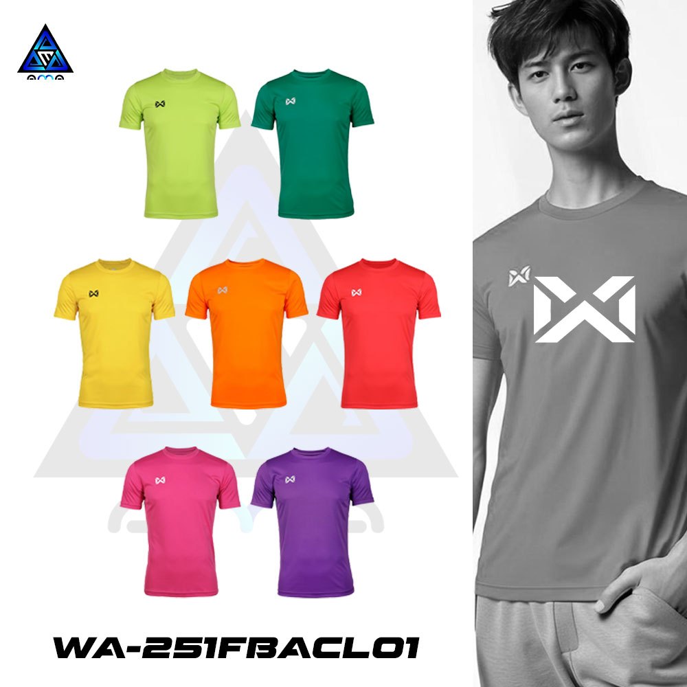 Warrix เสื้อฟุตบอลคอกลมแขนสั้น “Basic One” รุ่น WA-251FBACL01/WA-FBA071 แท้100% | Shopee Thailand