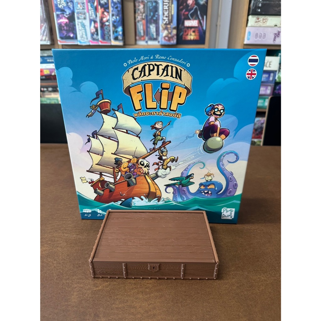 [Plastic] Captain Flip Board Game [TH/EN]: Coins Box - ชุดกล่องจัดเก็บ ...