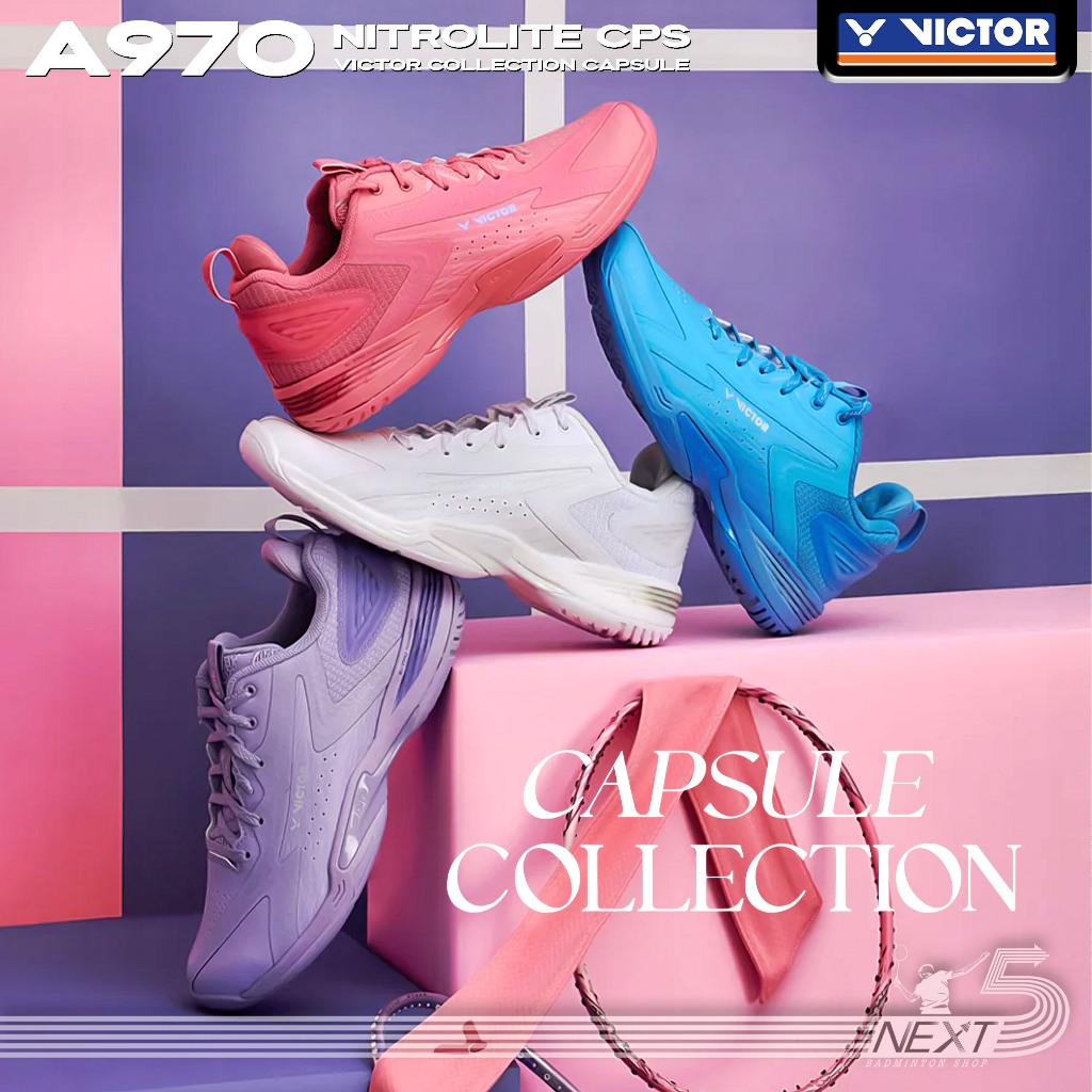 VICTOR COLLECTION CAPSULE รองเท้ากีฬาแบดมินตัน รุ่น A970 NITROLITE CPS | Shopee Thailand