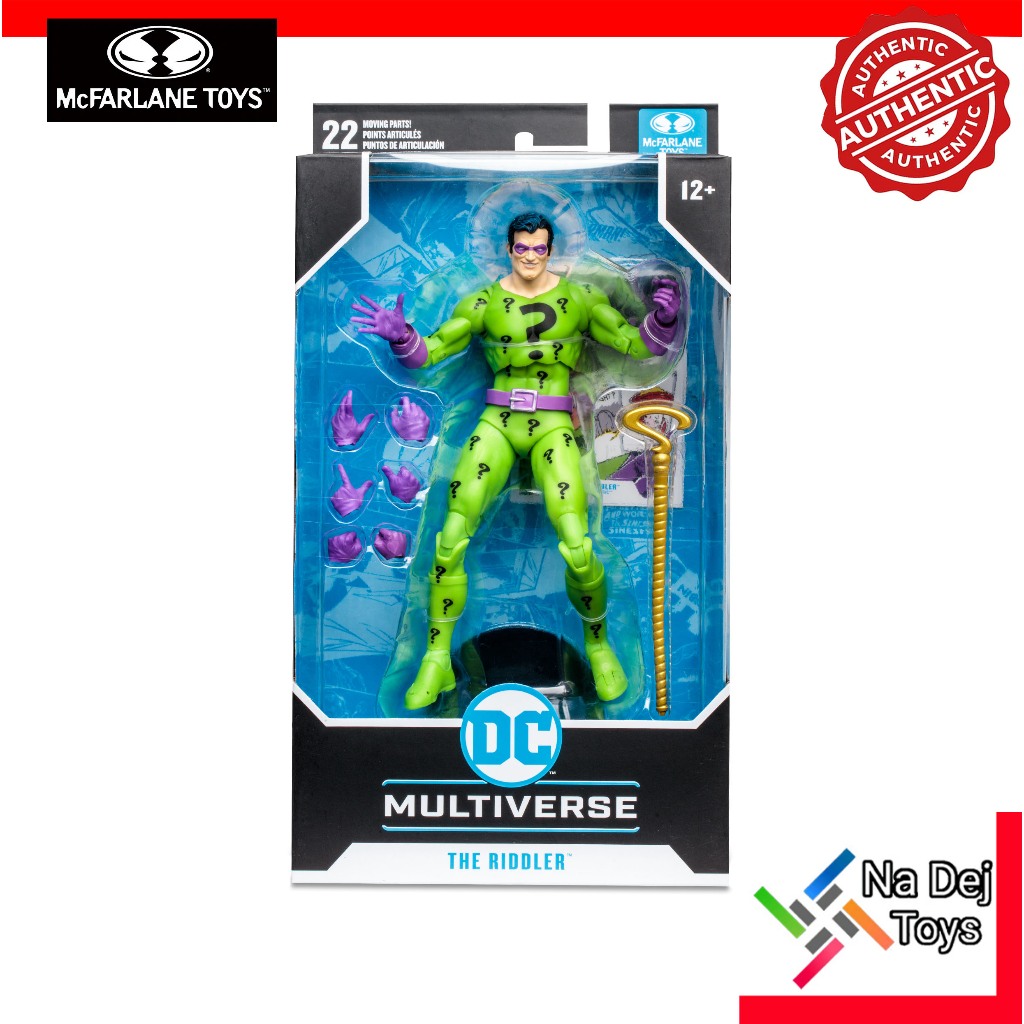 The Riddler (DC Classic) DC Multiverse McFarlane Toys 7" Figure ดิ ริด ...