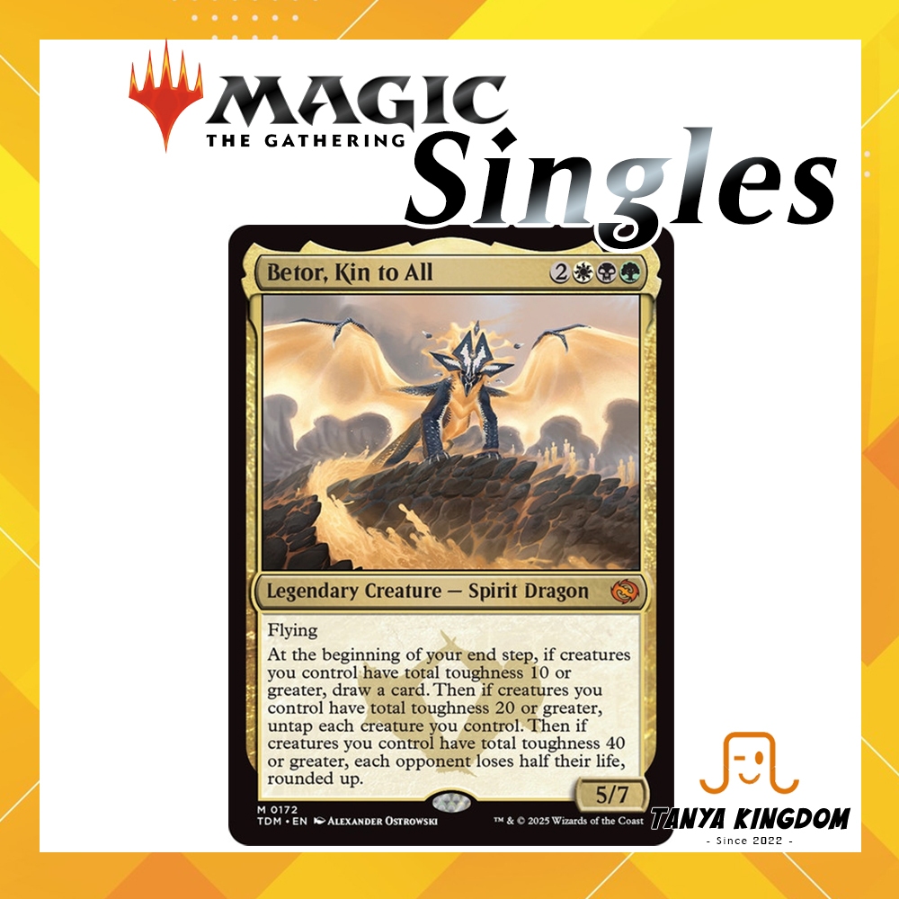 Betor, Kin to All (MYTHIC) Magic the Gathering MTG Single TDM Tarkir ...