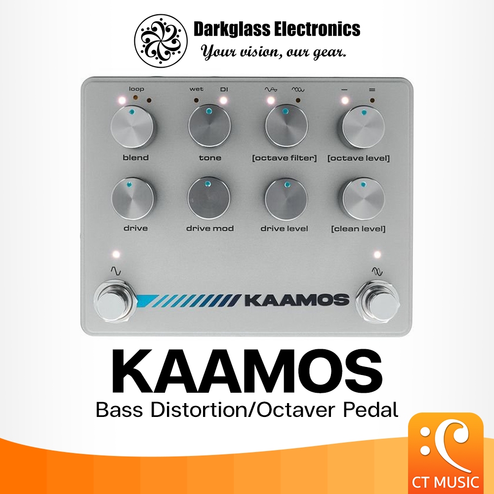 Darkglass Kaamos Bass Distortion/Octaver Pedal Bass Effect เอฟเฟคเบส | Shopee Thailand