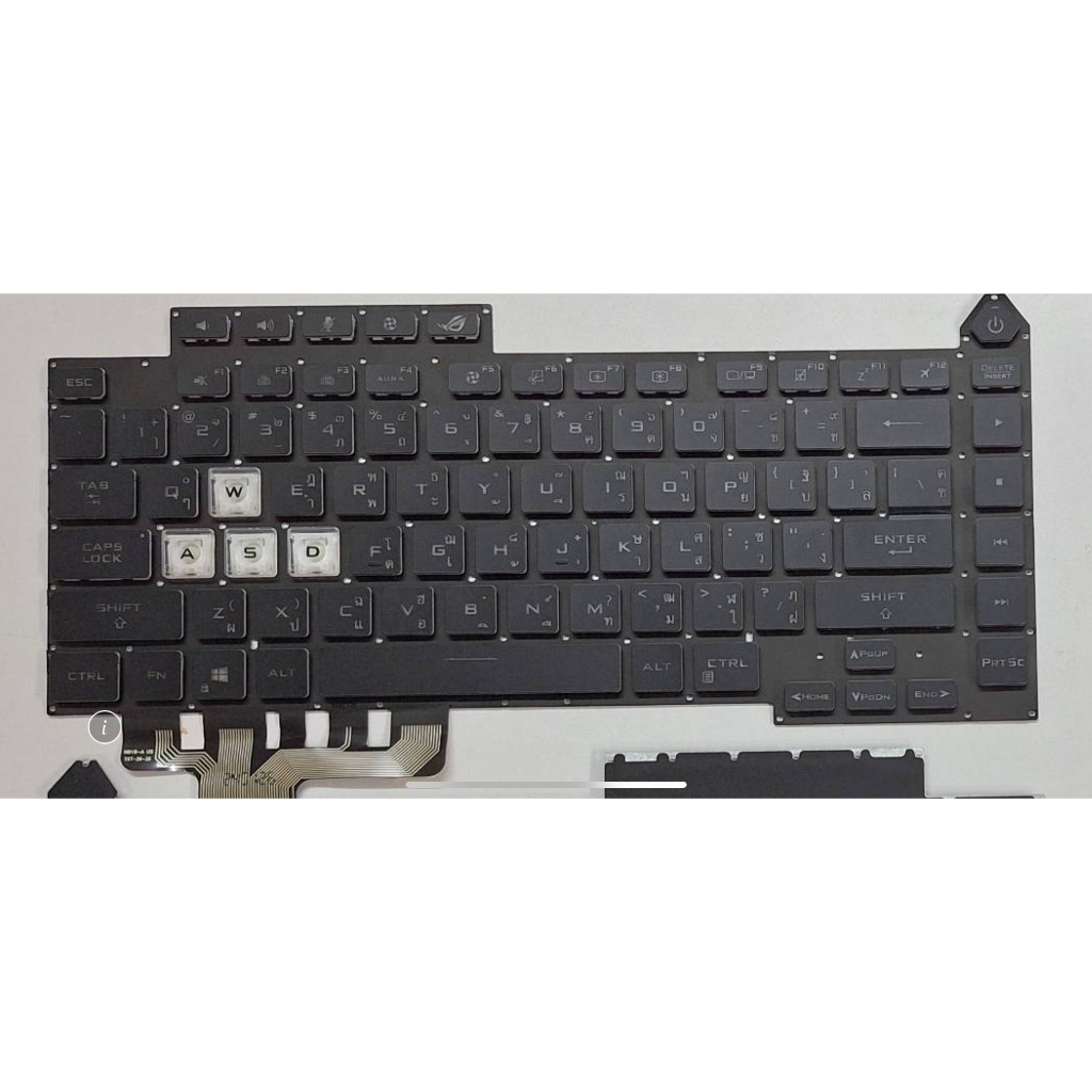 แป้นพิมพ์แล็ปท็อปโน้ตบุ๊ก Replacement Laptop Keyboard for ASUS ROG ...