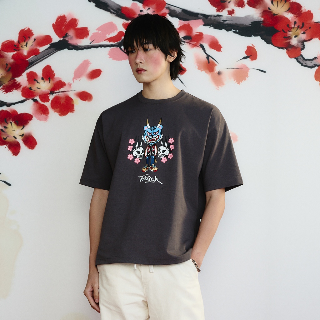 TOKIDOKI เสื้อยืดใส่ได้ทั้งชายและหญิง BEAST BLOOM SS TEE | Shopee Thailand