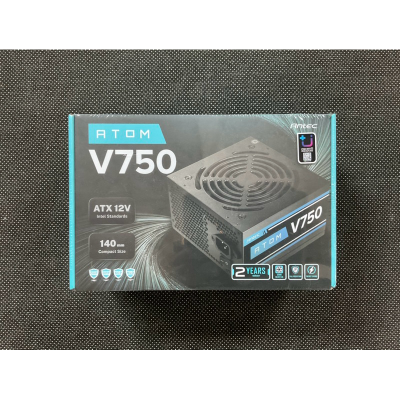 POWER SUPPLY (อุปกรณ์จ่ายไฟ) ANTEC ATOM V750 - 750W (BLACK) (ATX) | Shopee Thailand