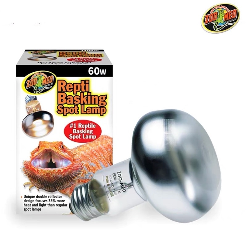 Zoo Med Repti basking spot lamp หลอดไฟให้ความร้อนสำหรับกลางวัน สำหรับ ...