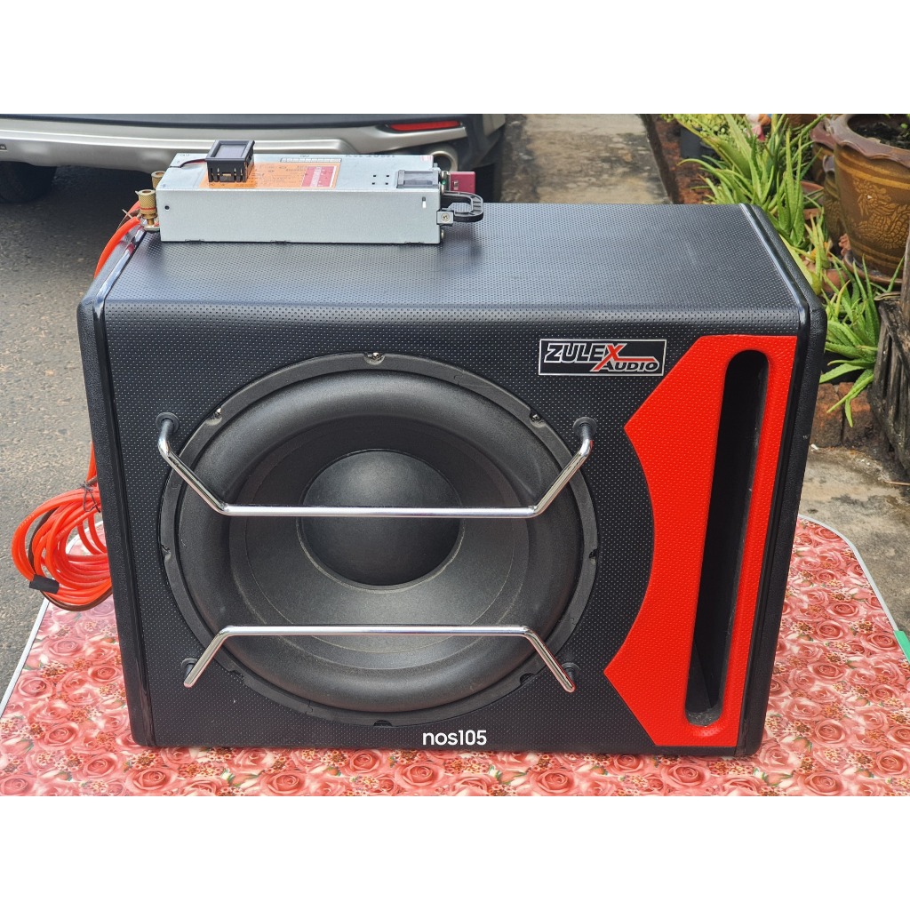 ZULEK ตู้ลำโพงซับวูปเฟอร์ 12 นิ้ว + พร้อมแอมป์ขยายในตัว SPR : SUBWOOFER ...