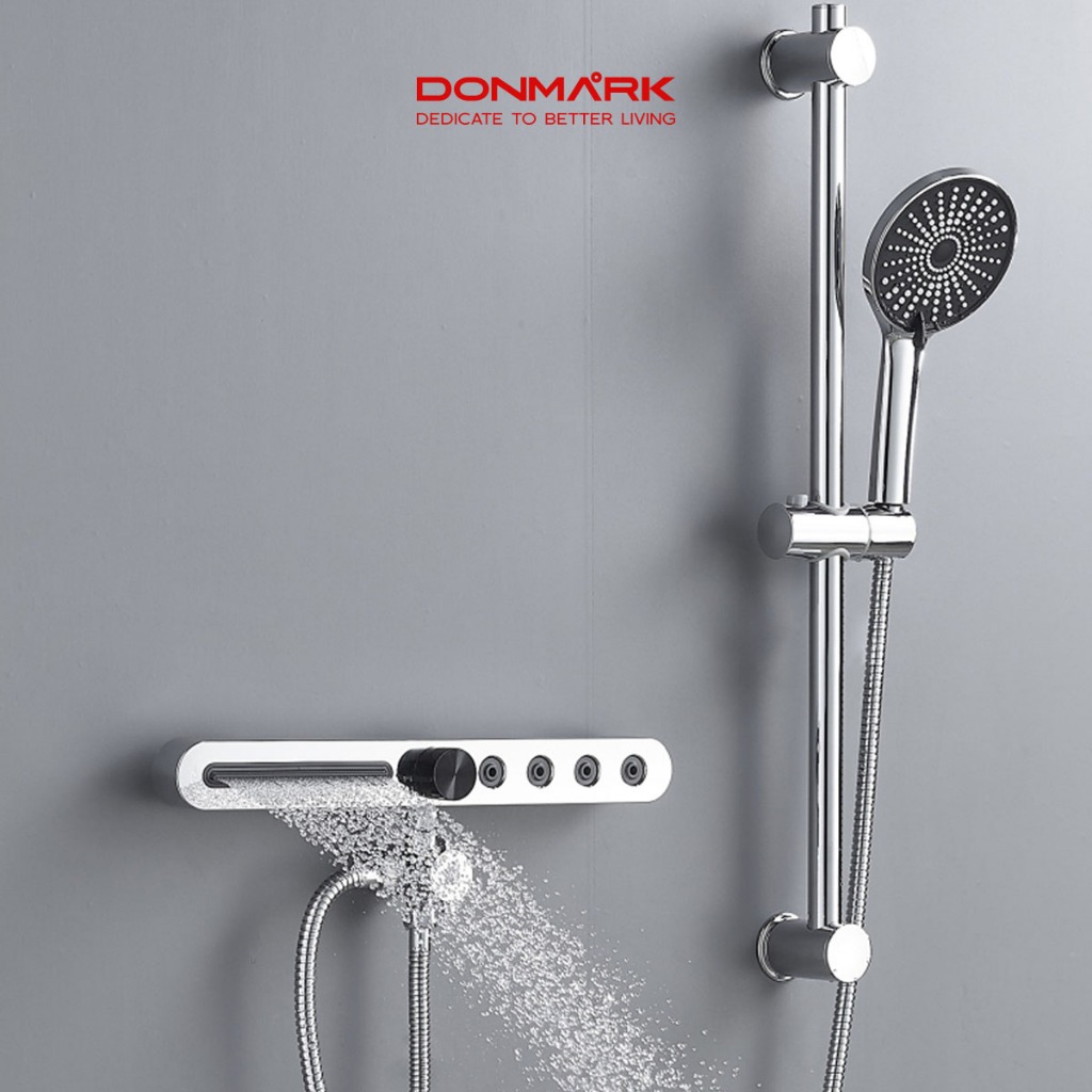 DONMARK แผงอาบน้ำอเนกประสงค์ แบบแผ่นกาวติดผนังไม่ต้องเจาะยึด รุ่น CD-16305C | Shopee Thailand