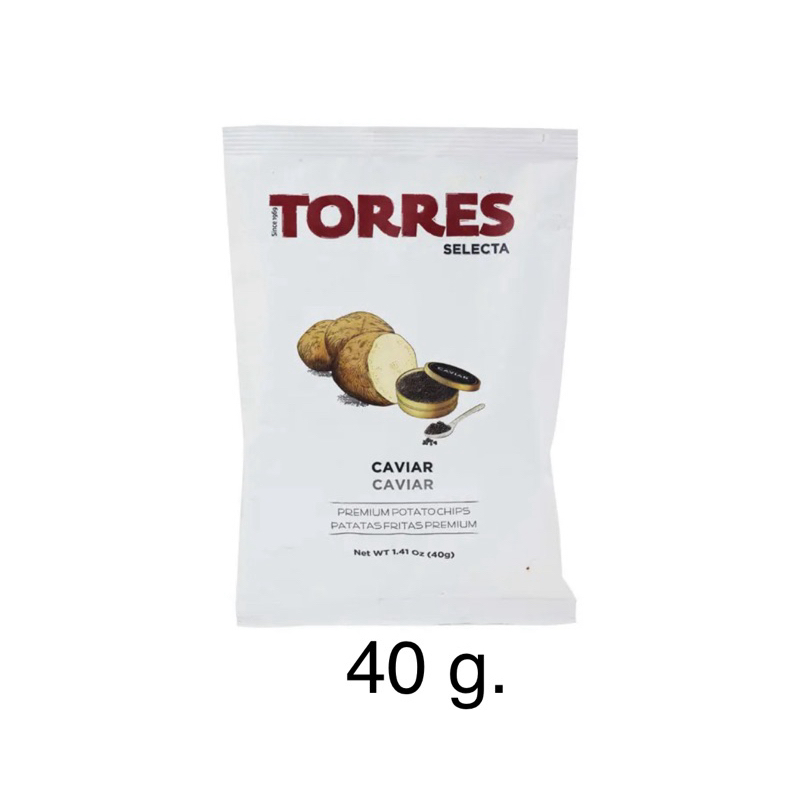 Torres Caviar/ Black truffle Potato Chips ทอร์เรสมันฝรั่งทอดกรอบ เห็ดท ...